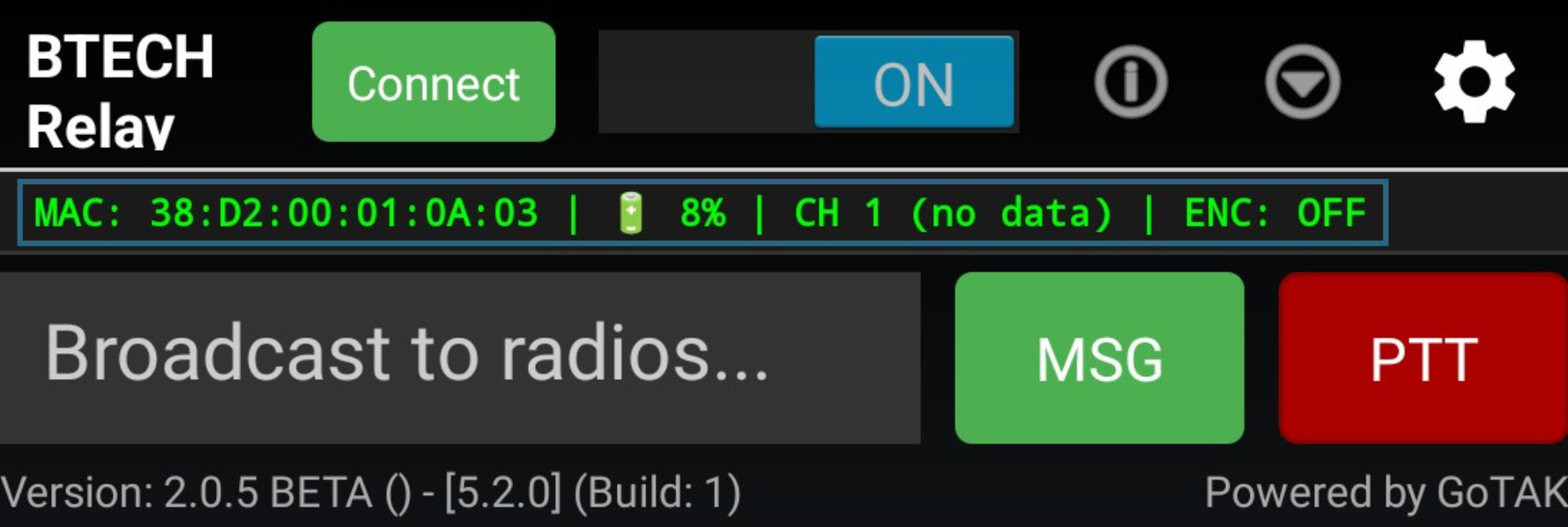 BTECH Relay ATAK Plugin 2.0 Quick Start Guide – GoTAK LLC